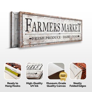 Rustic Farmers Market Sign | Fall Market Sign | Personalized Kitchen ...