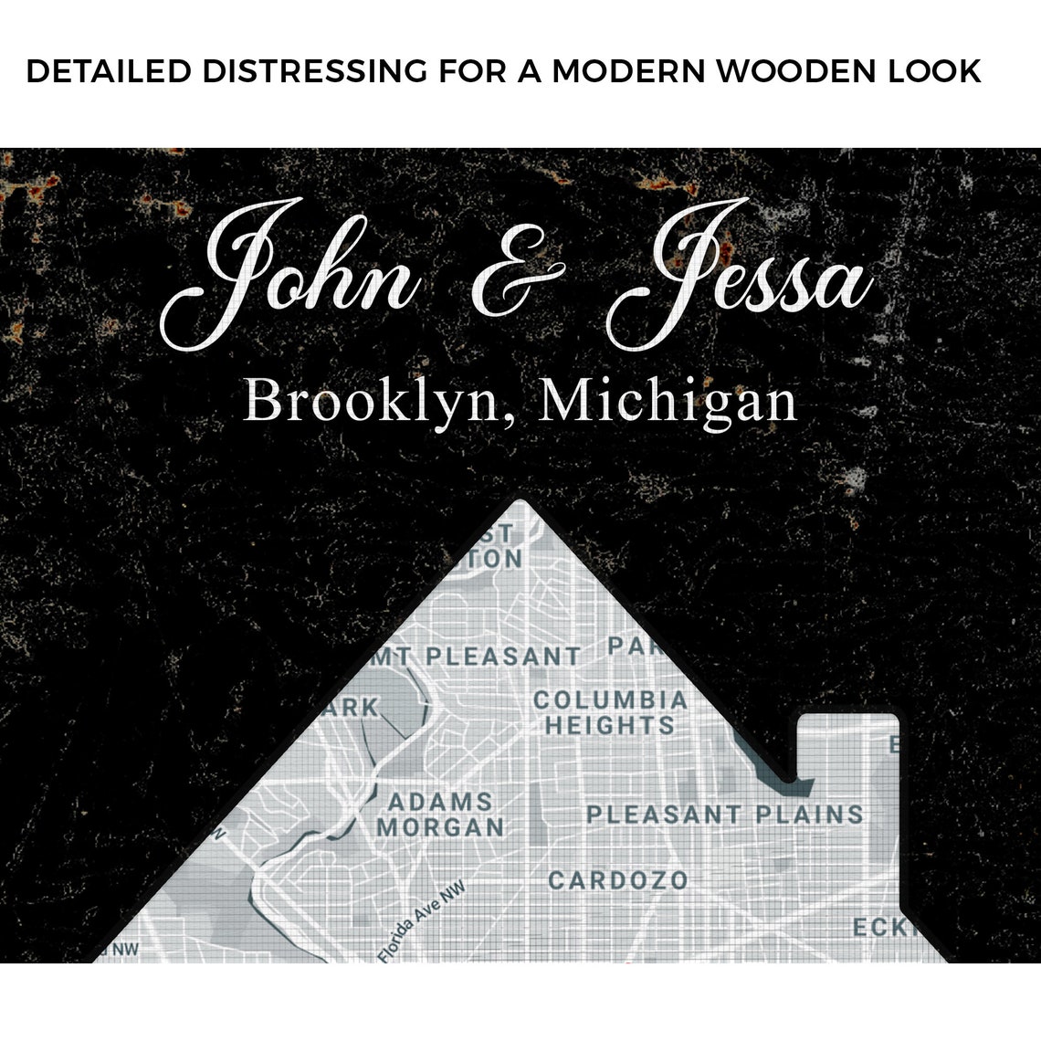 Custom Home Map Personalized Housewarming Gifts First Home - Etsy