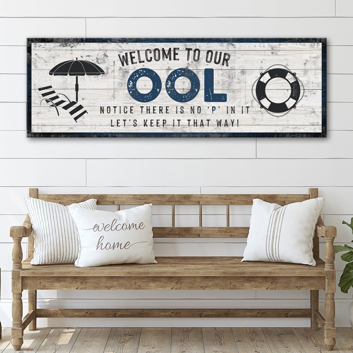 Welcome to Our Pool Sign Swimming Pool Décor Welcome Pool Sign - Etsy