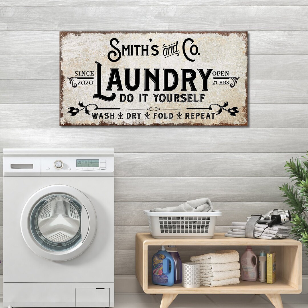 Farmhouse Laundry Sign | Laundry Room Decor| Laundry Room Sign ...
