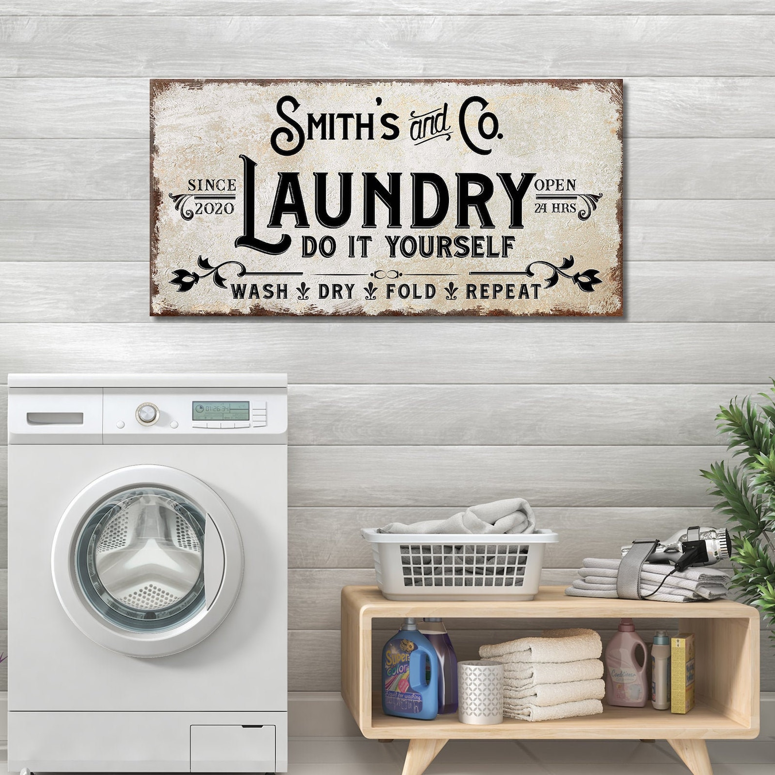 Farmhouse Laundry Sign | Laundry Room Decor| Laundry Room Sign ...