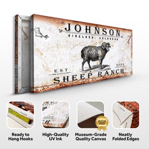 Sheep Sign Ranch Wall Decor | Sheep Wall Decor Farm Sign | Sheep Ranch ...