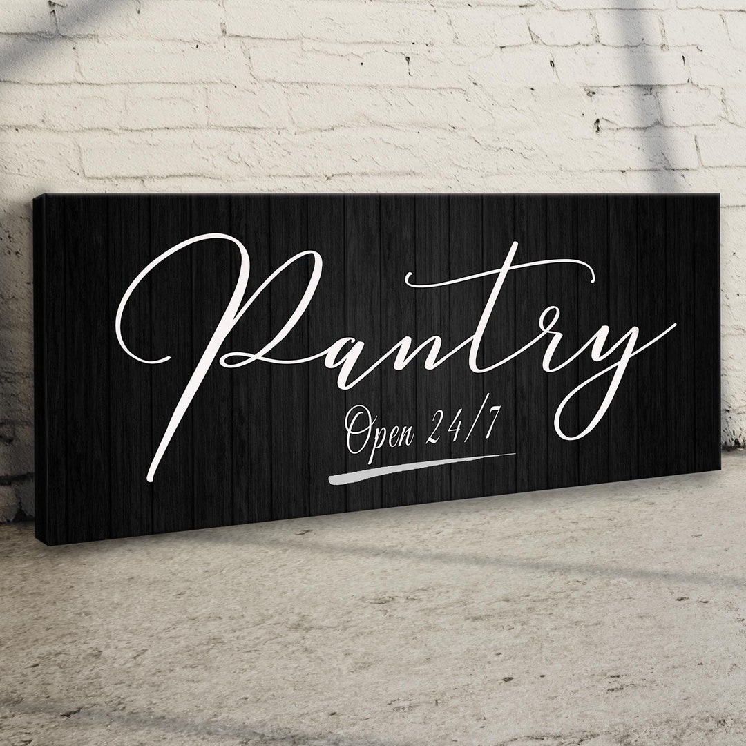 Kitchen Wall Pantry Sign Farmhouse Wall Decor Kitchen Dining Room Wall ...