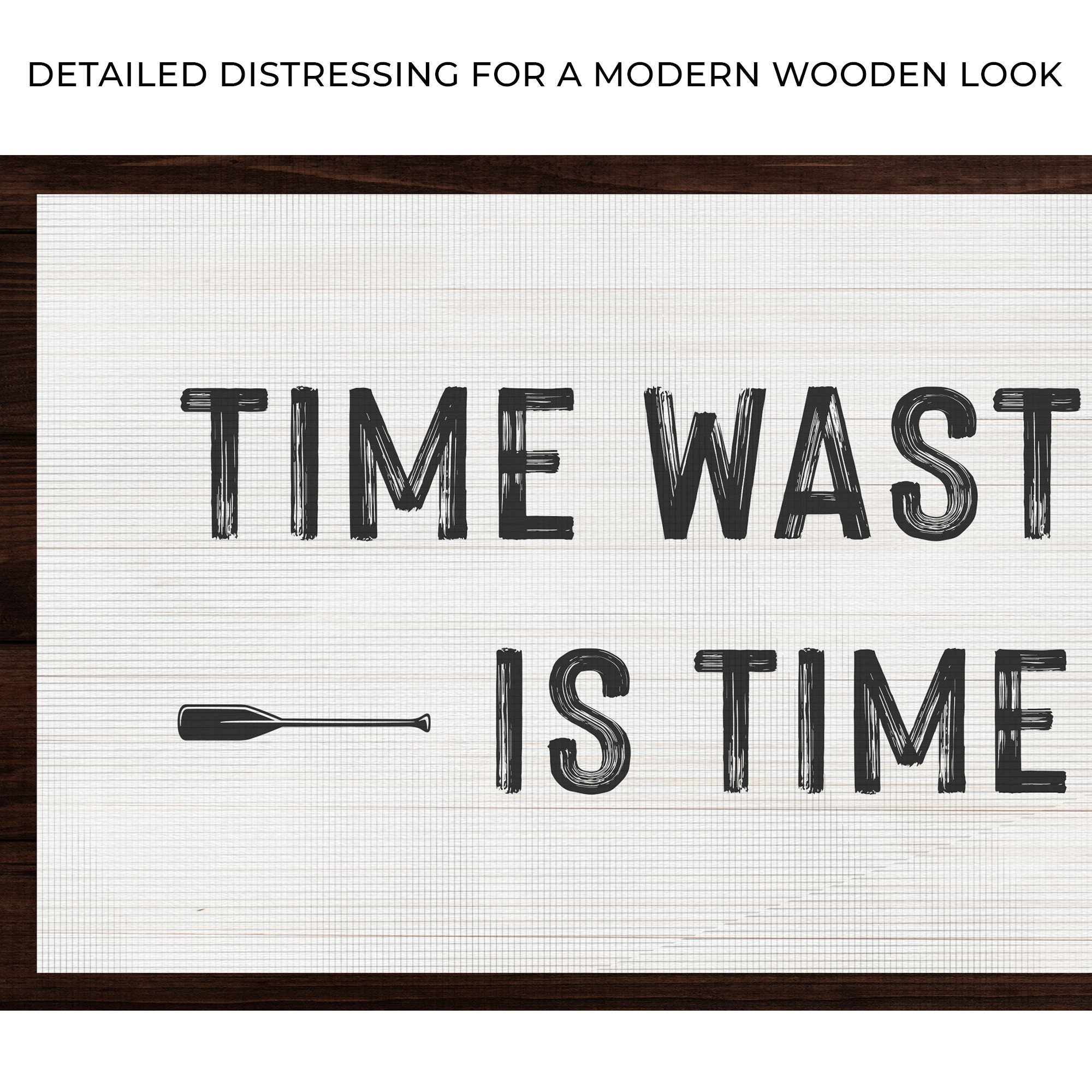 Time Wasted at the Lake is Time Well Spent Sign | Lake House Wall Art ...