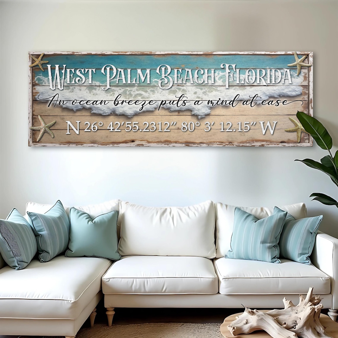 Personalized Beach House Coastal Sign | Beach House Print | Beach Wall ...