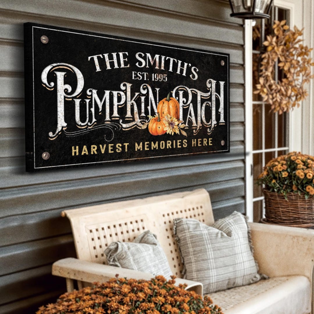 Pumpkin Patch Sign | Fall Farmhouse Sign | Pumpkin Farm Sign ...