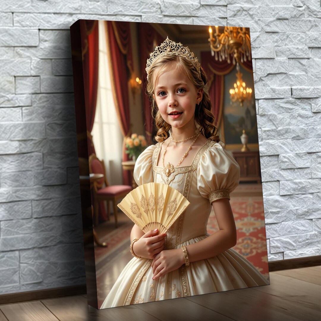 Custom Victorian Duchess Portrait From Photo | Royal Girls Portrait ...