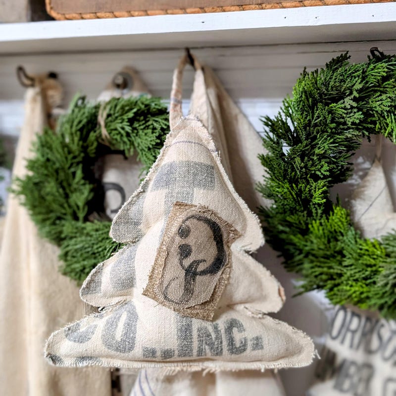 Grain Sack Decor - Etsy