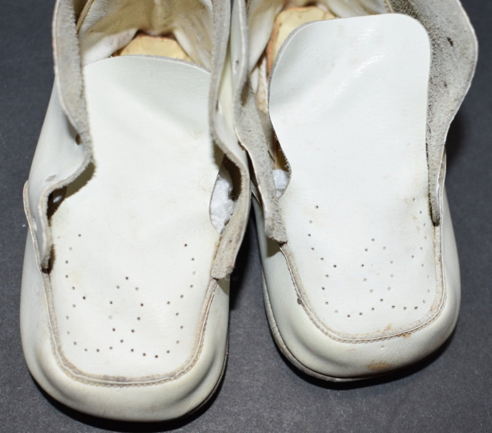 Vintage Baby Beaver Mid Century Baby Shoes Infant Leather No Laces - Etsy