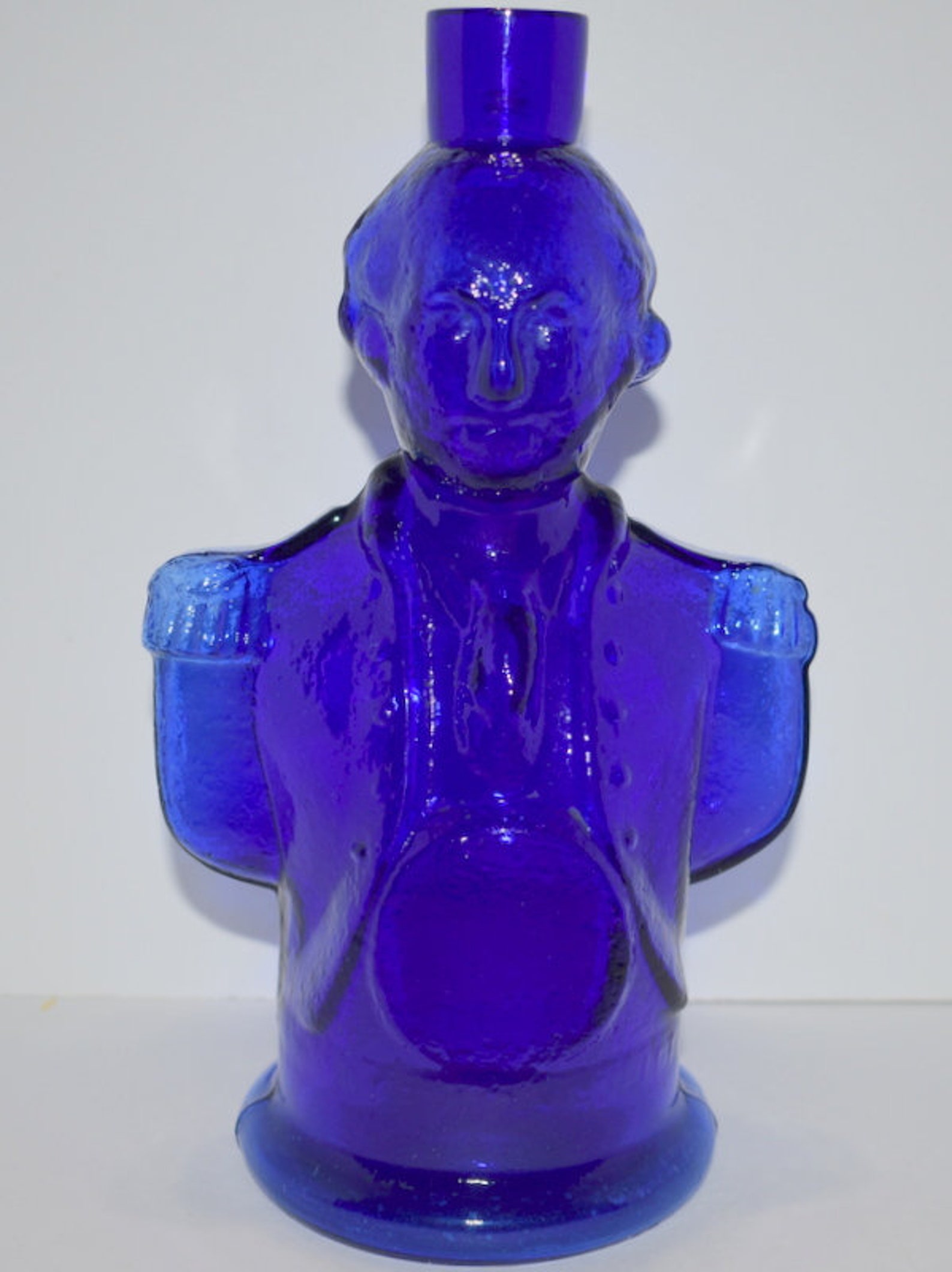 Vintage Bottle Jacquin Cobalt Blue George Washington Liquor No Cork - Etsy
