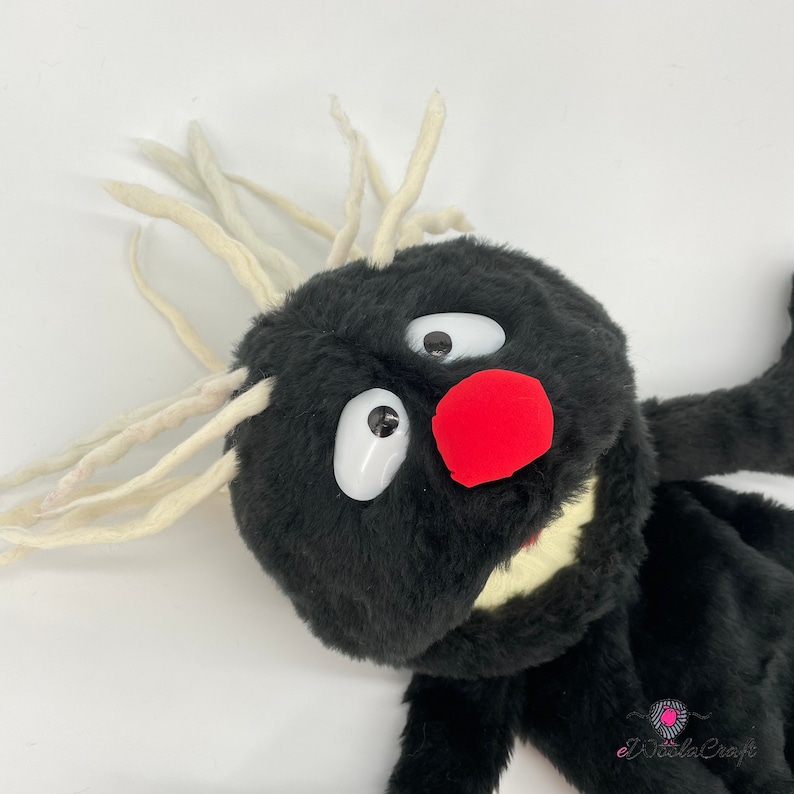 Black Shadow - Hand Puppet, Muppet Style - Etsy