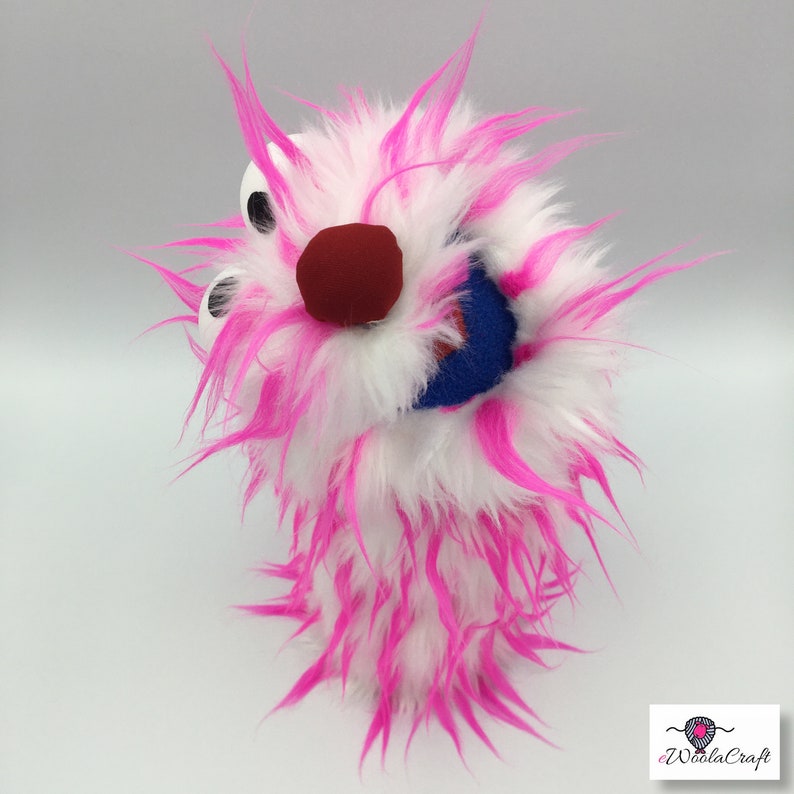 Pinky Yeti Hand Puppet Muppet Style | Etsy