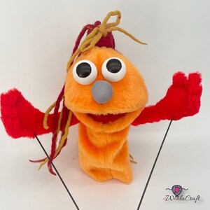 Sunshine Baby With Red Accent - Hand Puppet, Toy for Girl - Etsy
