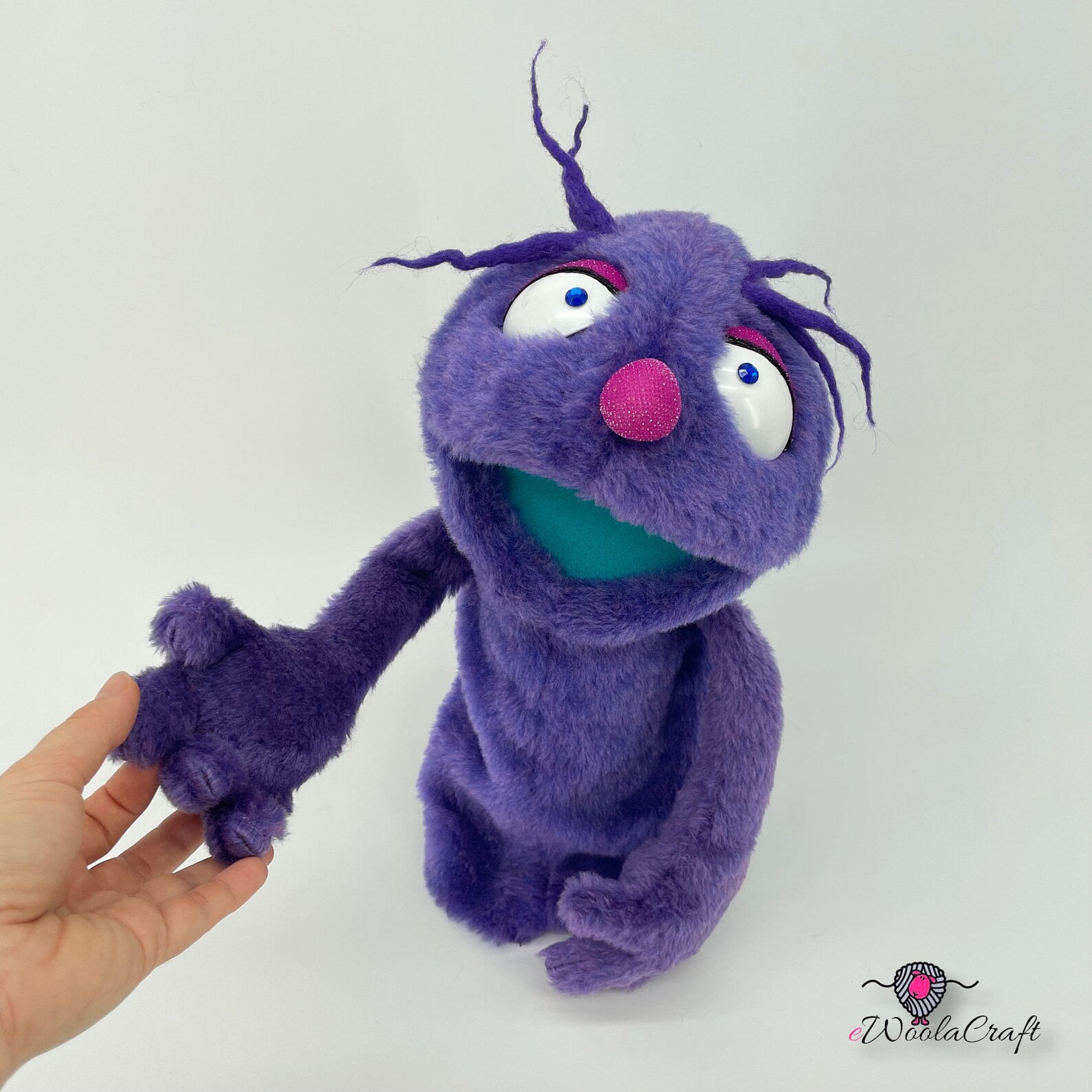 Space Girl Hand Puppet Muppet Style | Etsy