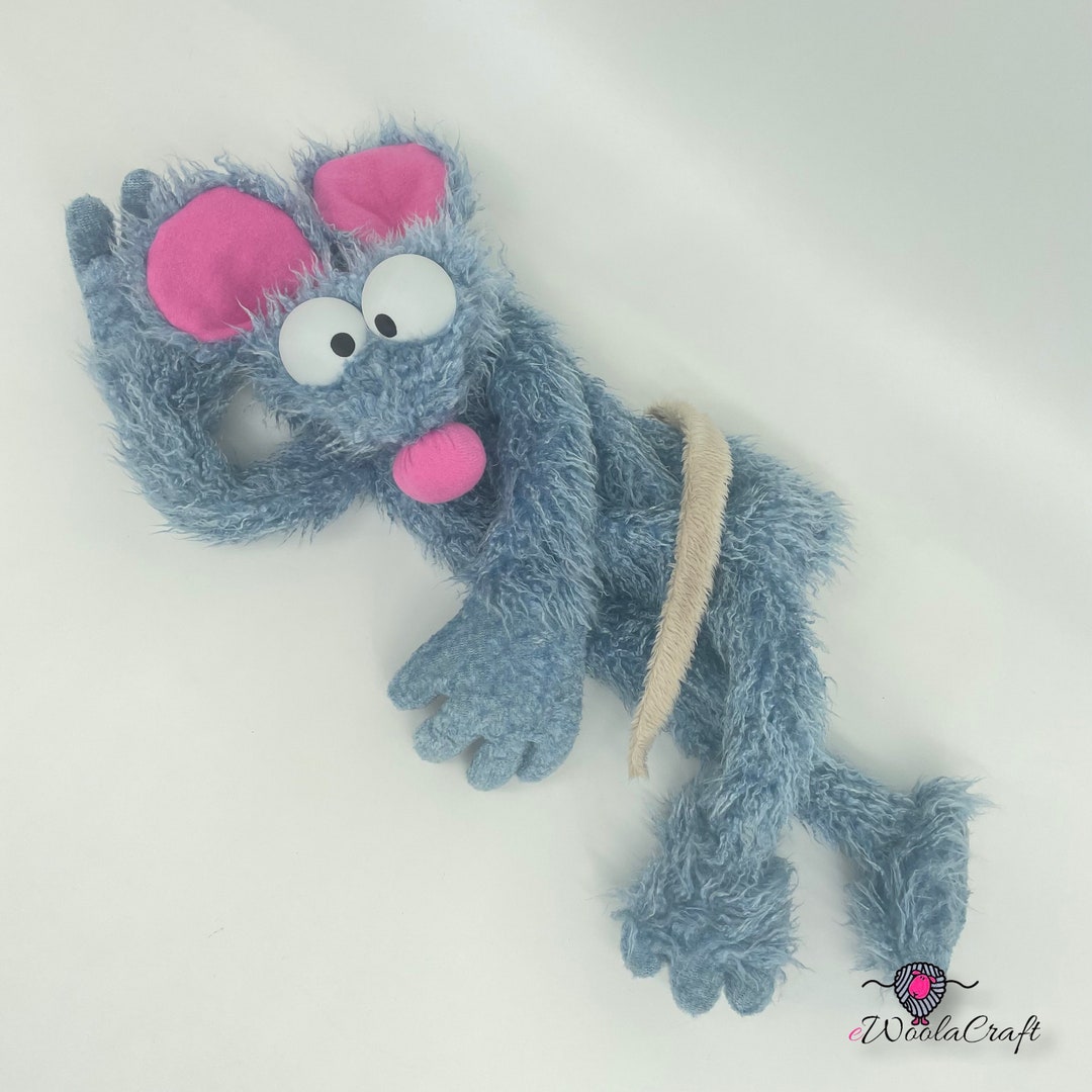 Ratty Pinky Joy Hand Puppet Muppet Style - Etsy
