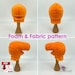 The Long Nose-shaped Puppet's Head PATTERN - Etsy