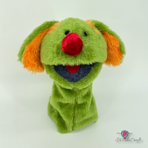Green Doggy - Hand Puppet - Etsy