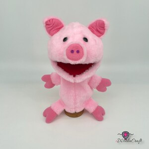 Pinky Piglet - Hand Puppet, Muppet Style, Pink Puppet, Pink Baby Pig - Etsy