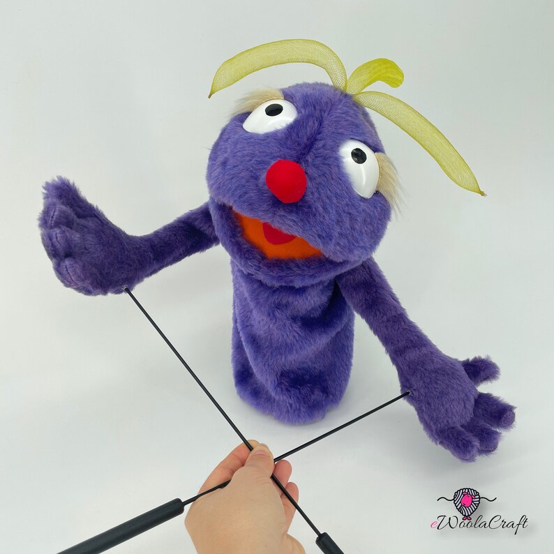 Smart Larry Hand Puppet Muppet Style Monster Puppet - Etsy