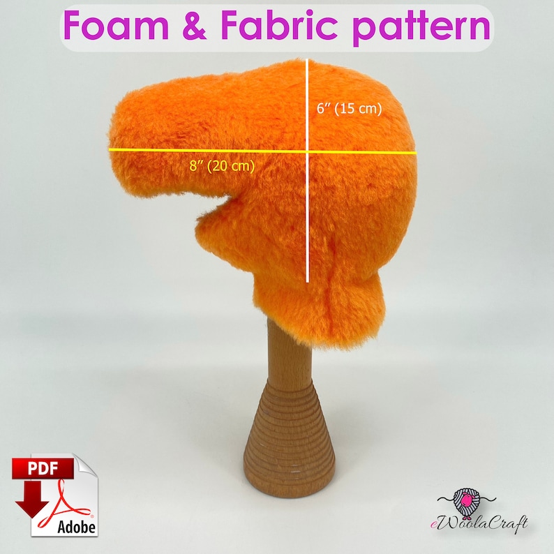 The Long Nose-shaped Puppet's Head PATTERN - Etsy