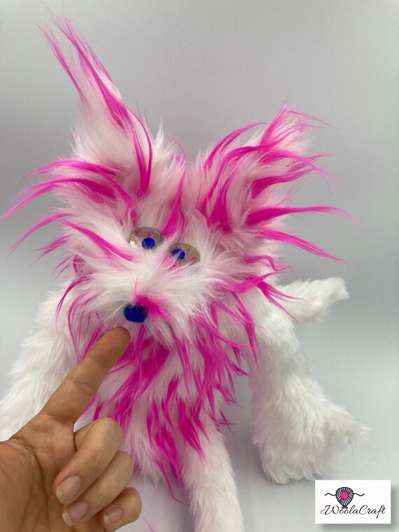 Snowy Kitten hand puppet muppet style | Etsy