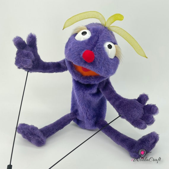 Smart Larry Hand Puppet Muppet Style Monster Puppet - Etsy