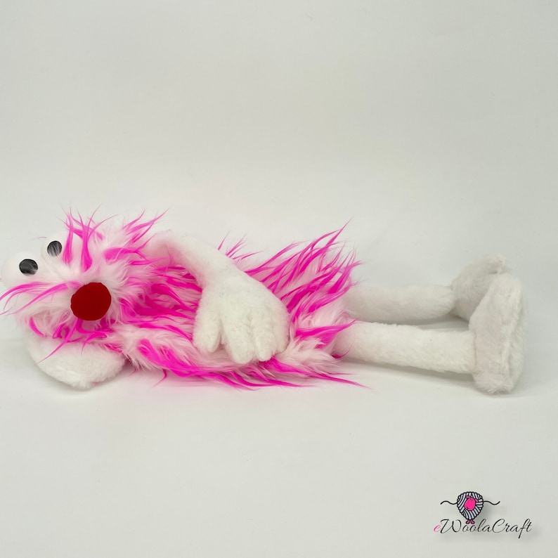 Pinky Yeti Hand Puppet Muppet Style - Etsy