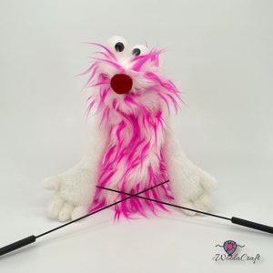 Pinky Yeti - Hand Puppet, Muppet Style - Etsy