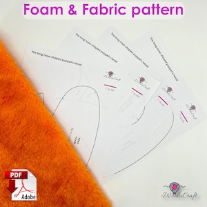 The Long Nose-shaped Puppet's Head PATTERN - Etsy