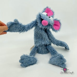 Ratty Pinky Joy - Hand Puppet, Muppet Style - Etsy