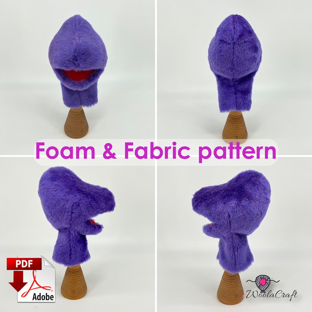 The Bulb-shaped Puppet's Head PATTERN - Etsy