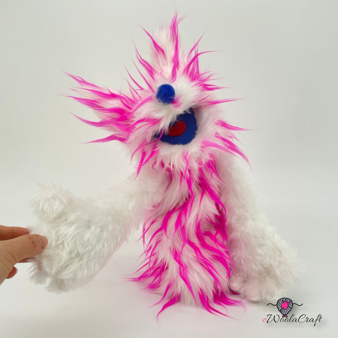 Snowy Kitten Hand Puppet Muppet Style - Etsy