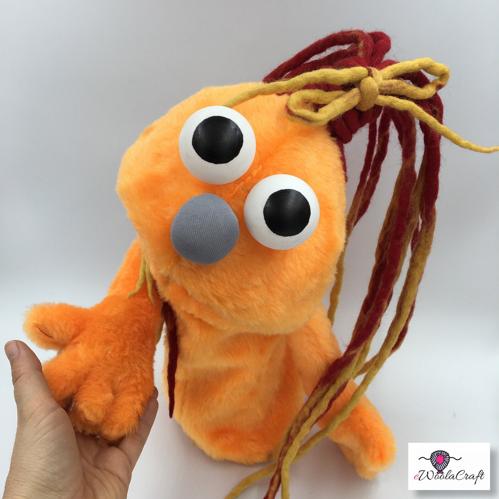 Sunshine Baby hand puppet toy for girl | Etsy