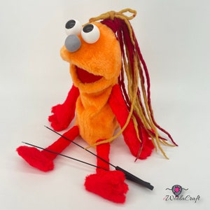 Sunshine Baby With Red Accent - Hand Puppet, Toy for Girl - Etsy