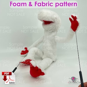 The Long Nose-shaped Puppet's Head PATTERN - Etsy