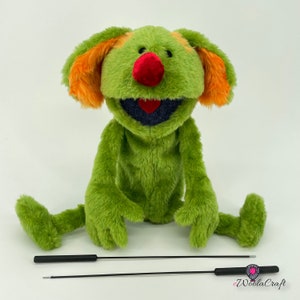 Green Doggy - Hand Puppet - Etsy