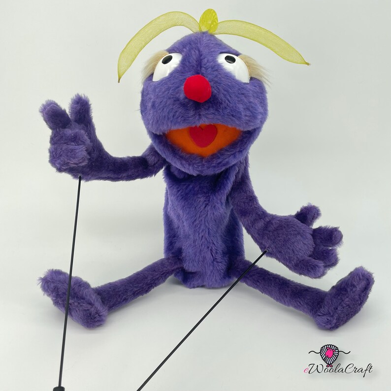 Smart Larry Hand Puppet Muppet Style Monster Puppet - Etsy