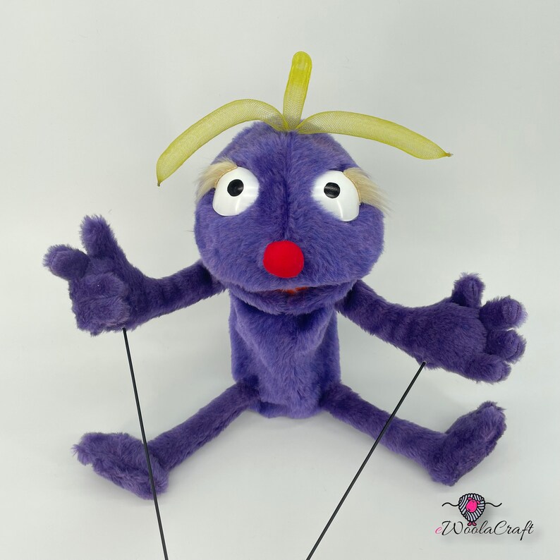 Smart Larry Hand Puppet Muppet Style Monster Puppet - Etsy