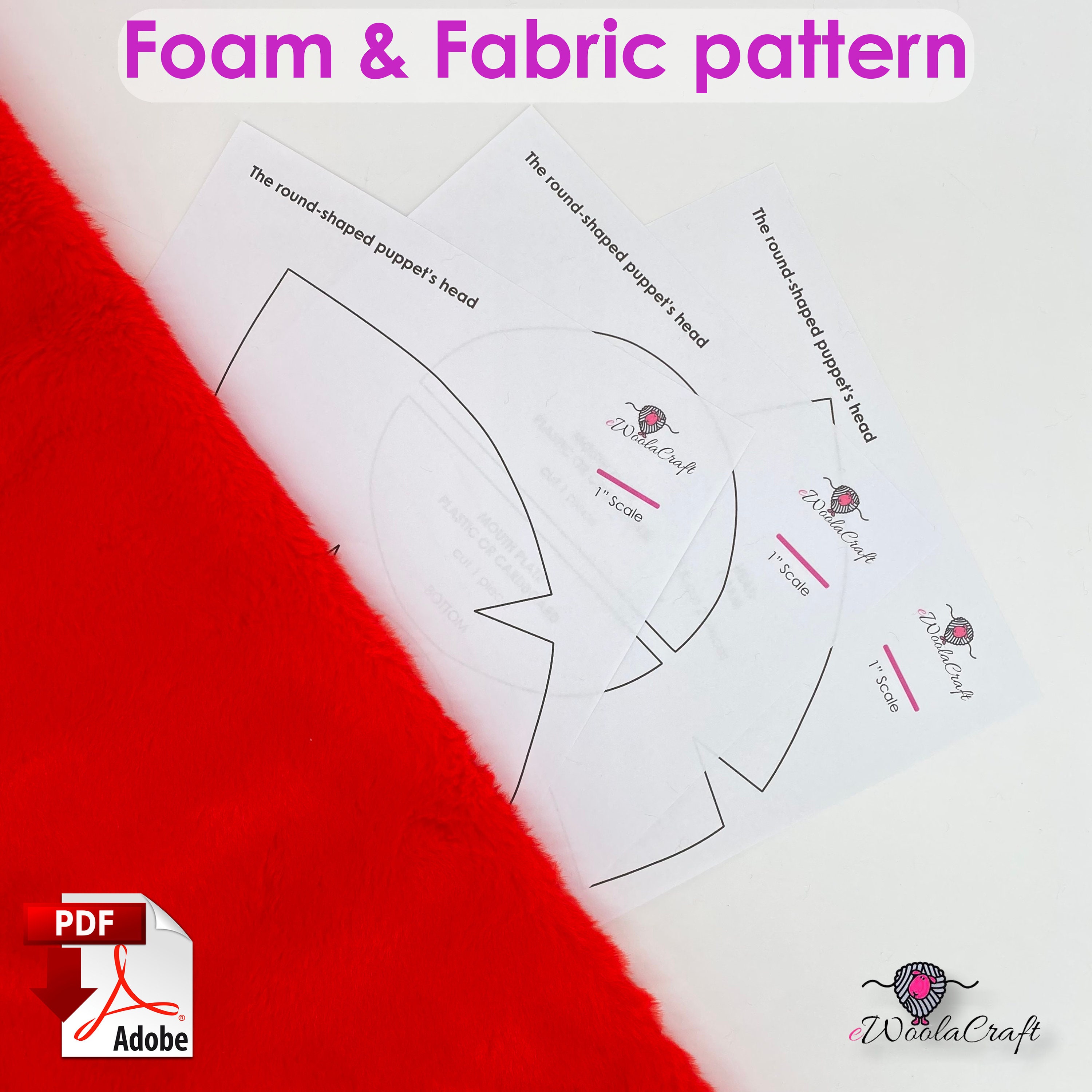 The Round-shaped Puppet's Head PATTERN - Etsy