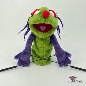 Good Girl With Purple Accent - Hand Puppet - Etsy