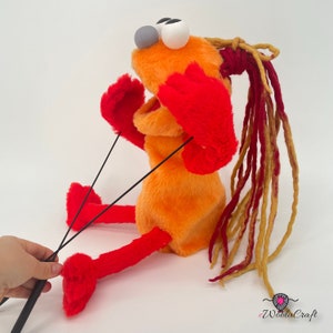 Sunshine Baby With Red Accent - Hand Puppet, Toy for Girl - Etsy