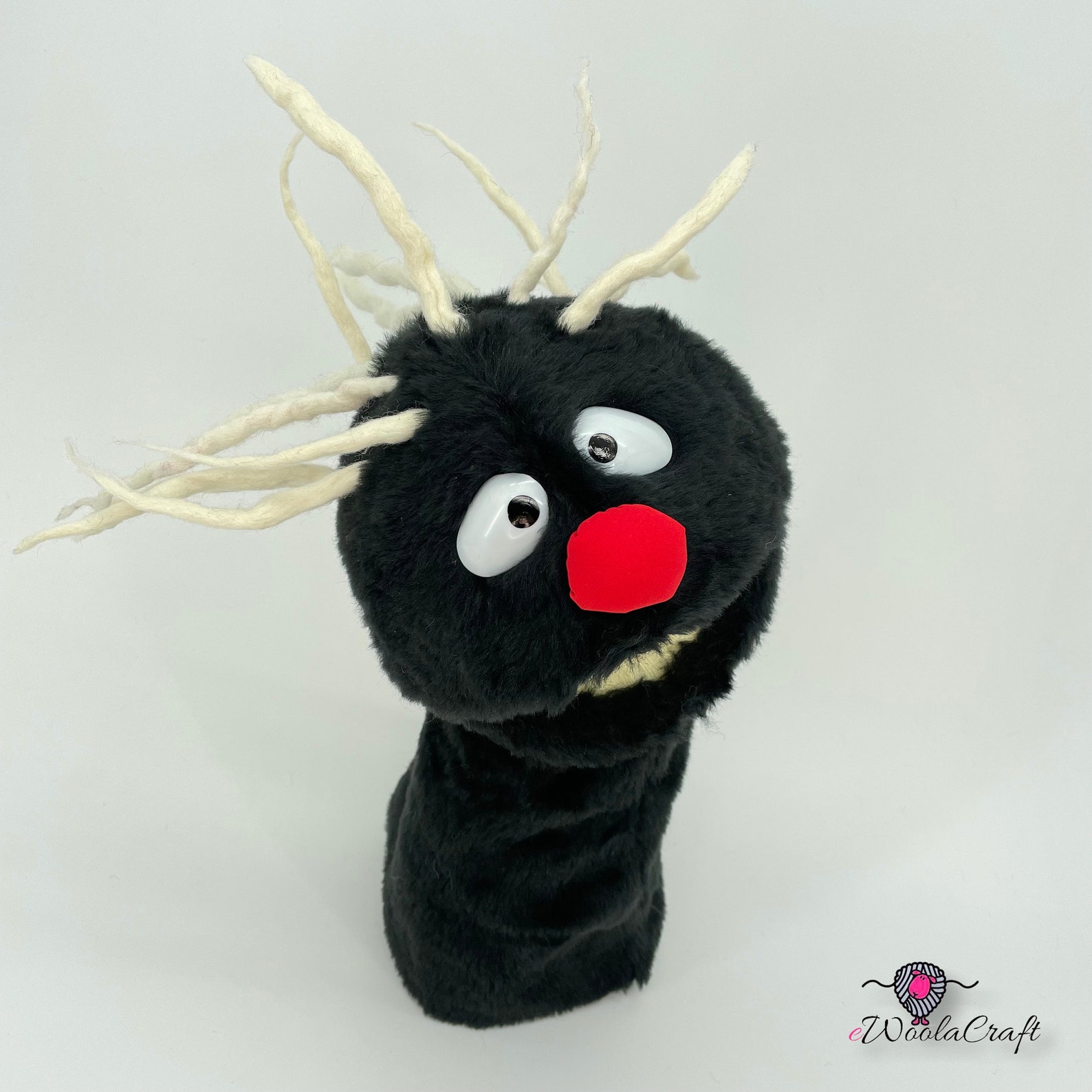 Black Shadow Hand Puppet Muppet Style - Etsy