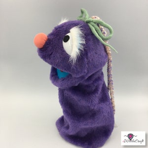 Handmade Purple Peonia Puppet: Muppet Style Toy - Etsy
