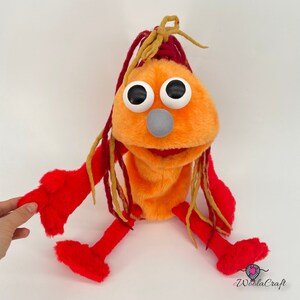 Sunshine Baby With Red Accent - Hand Puppet, Toy for Girl - Etsy