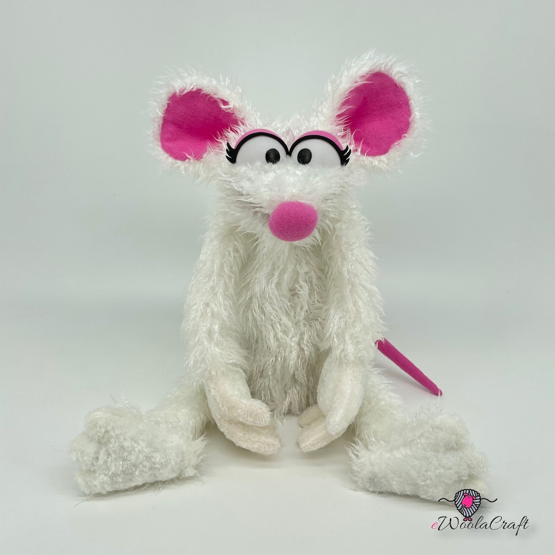 Lady Mouse - Hand Puppet, Muppet Style - Etsy