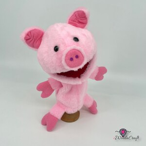 Pinky Piglet - Hand Puppet, Muppet Style, Pink Puppet, Pink Baby Pig - Etsy