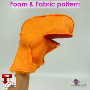 The Long Nose-shaped Puppet's Head PATTERN - Etsy