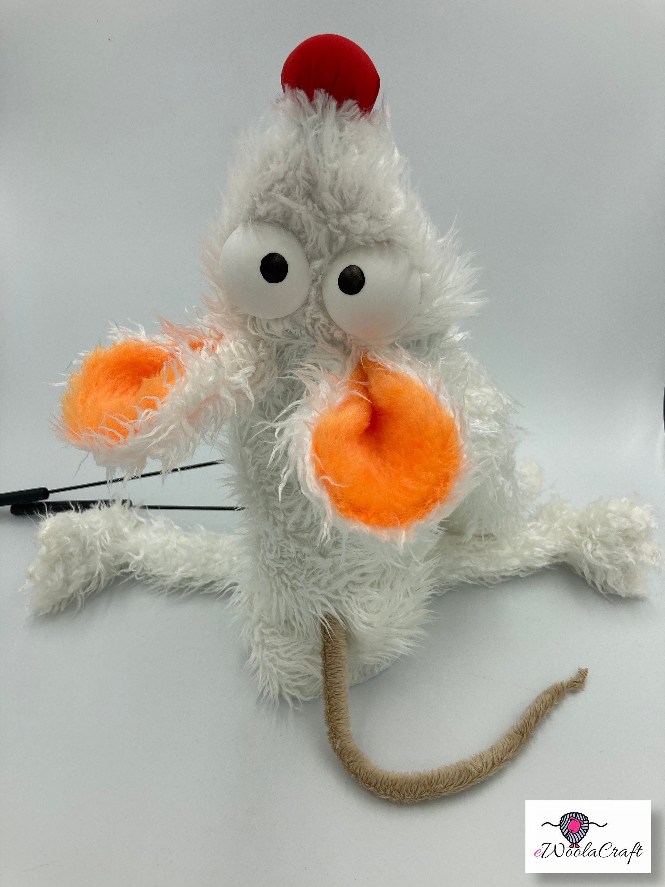 Miss Mouse Hand Puppet Muppet Style | Etsy