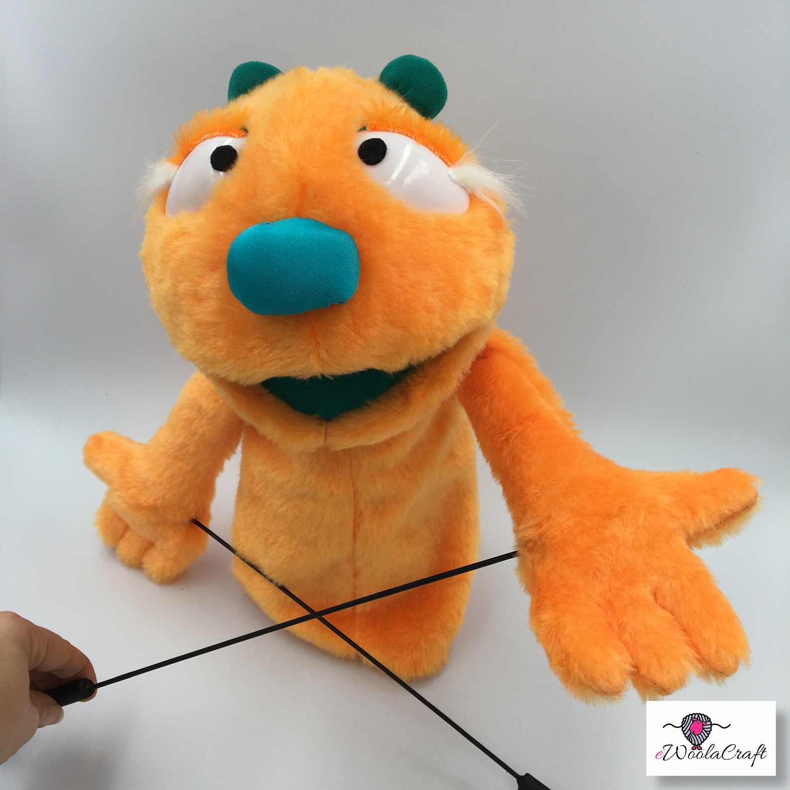 Orange Hero - Hand Puppet, Muppet Style - Etsy
