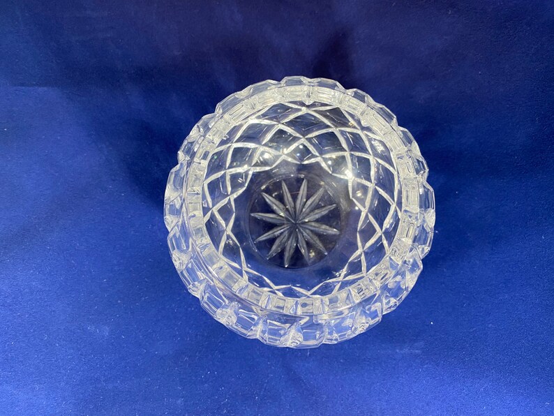 Mikasa Rose Bowl Crystal Flower Bowl Etsy
